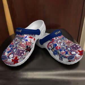 Texas Rangers Custom Name Crocs N97 - Terrihanke